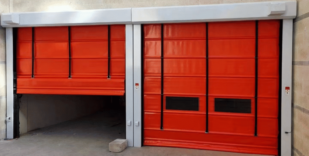 High Speed Fold Up Doors - Cronax Automation