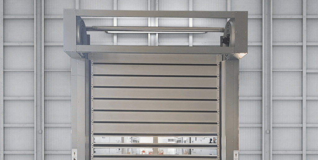 High Speed Metallic Spiral Doors - Cronax Automation